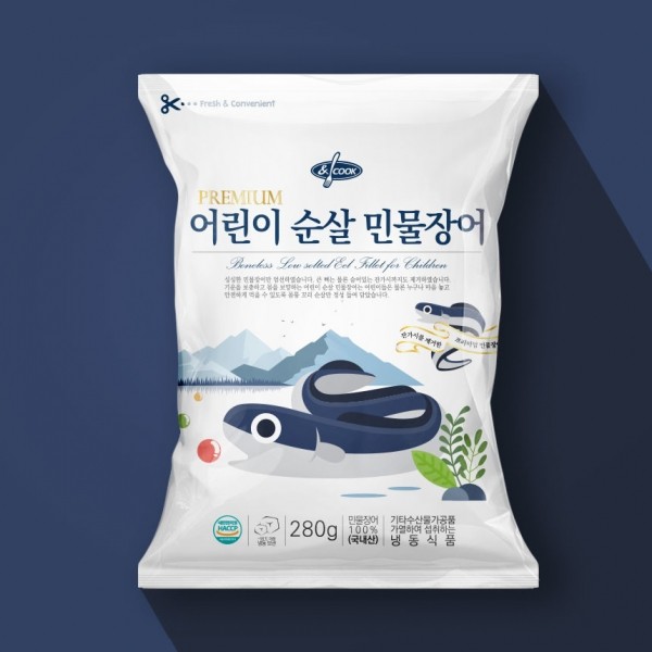 앤쿡 어린이 순살 민물장어 280g - CJ프레시마켓