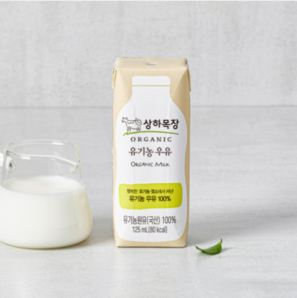상하목장 유기농 우유 125ml*24 - CJ프레시마켓