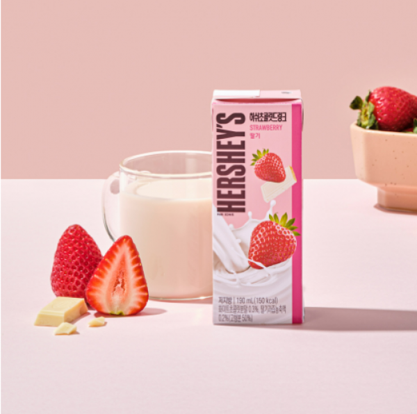 허쉬드링크 딸기 190ml*24 - CJ프레시마켓