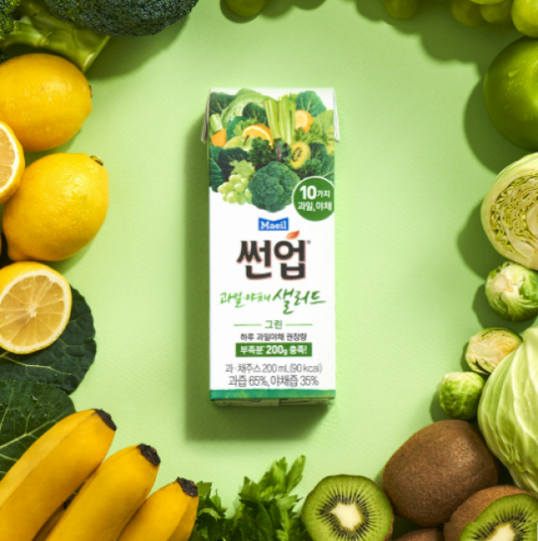 썬업 과일야채샐러드 그린 200ml 2박스(48개) - CJ프레시마켓